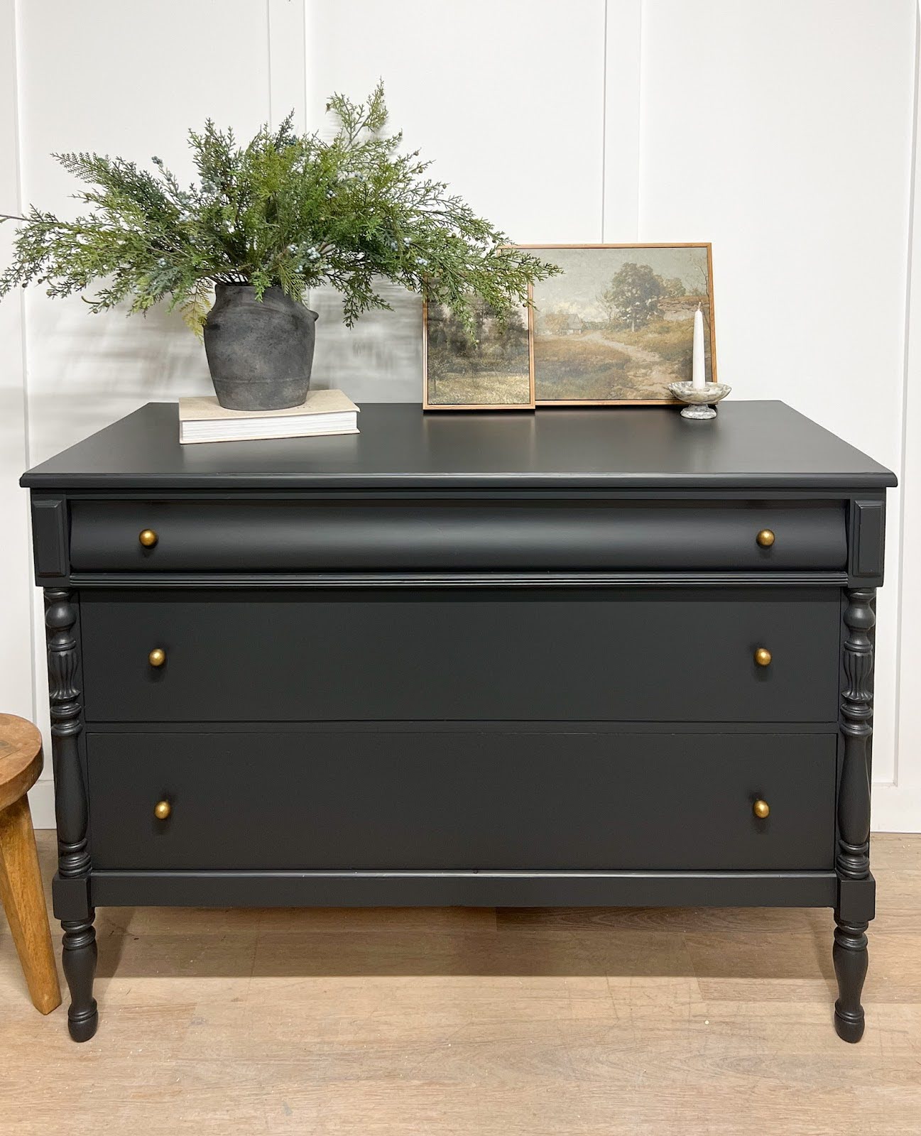 Thrift Store Find to Designer Look: A $100 Dresser Makeover - Salvaged ...
